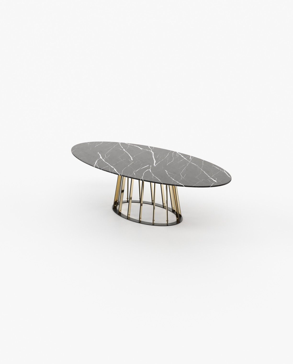 Ann Dining Table: Oval Elegance for Modern Dining - Laskasas