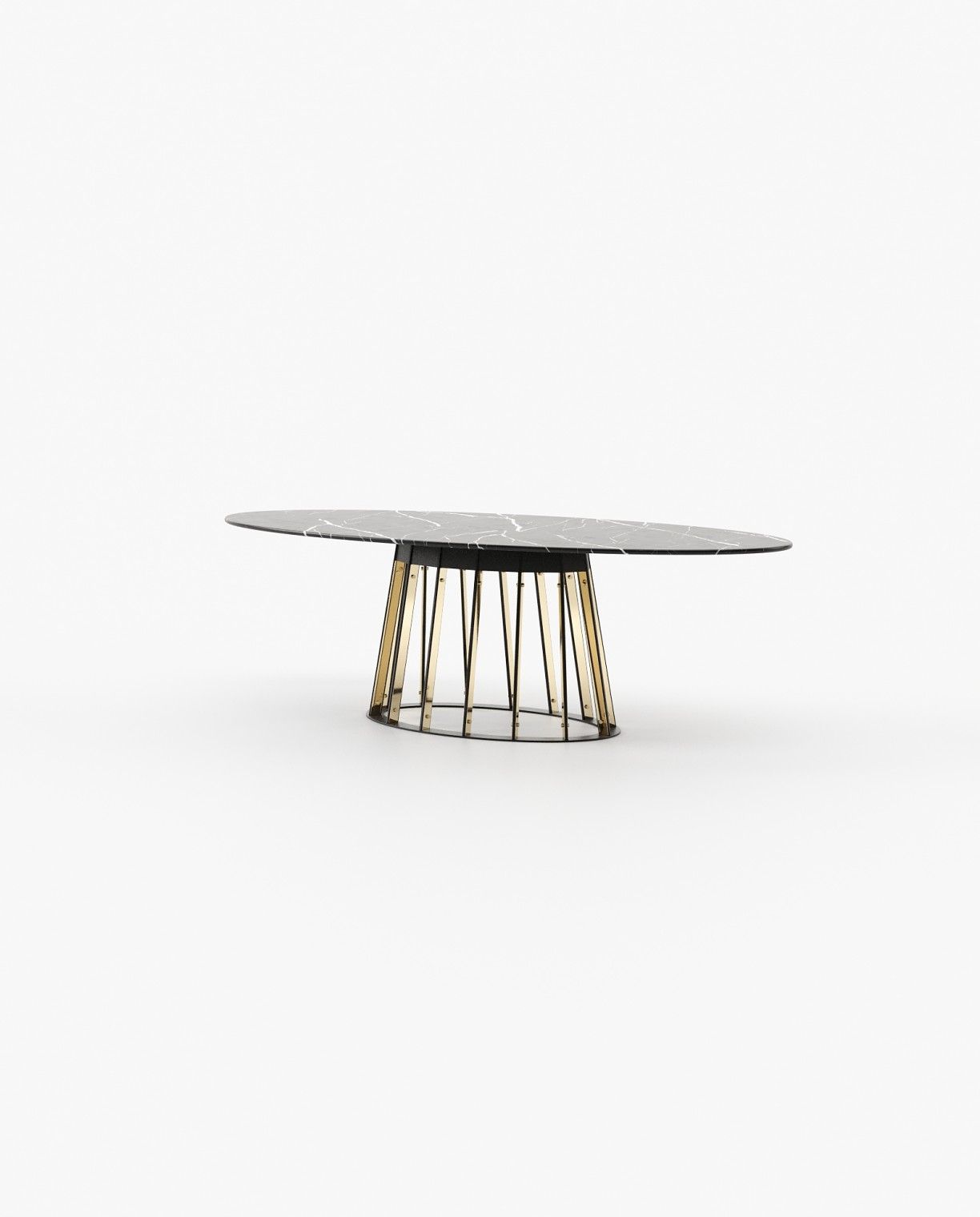 Ann Dining Table: Oval Elegance for Modern Dining - Laskasas