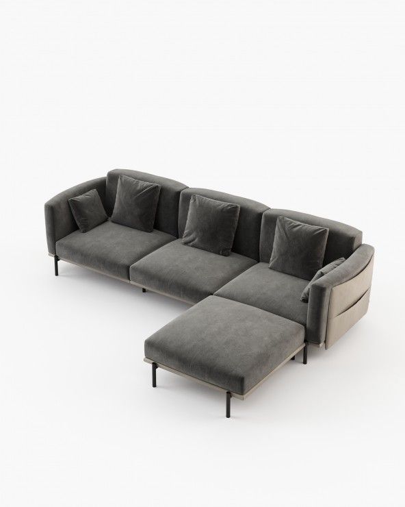 Foster Sofa Modular with Chaise - Laskasas